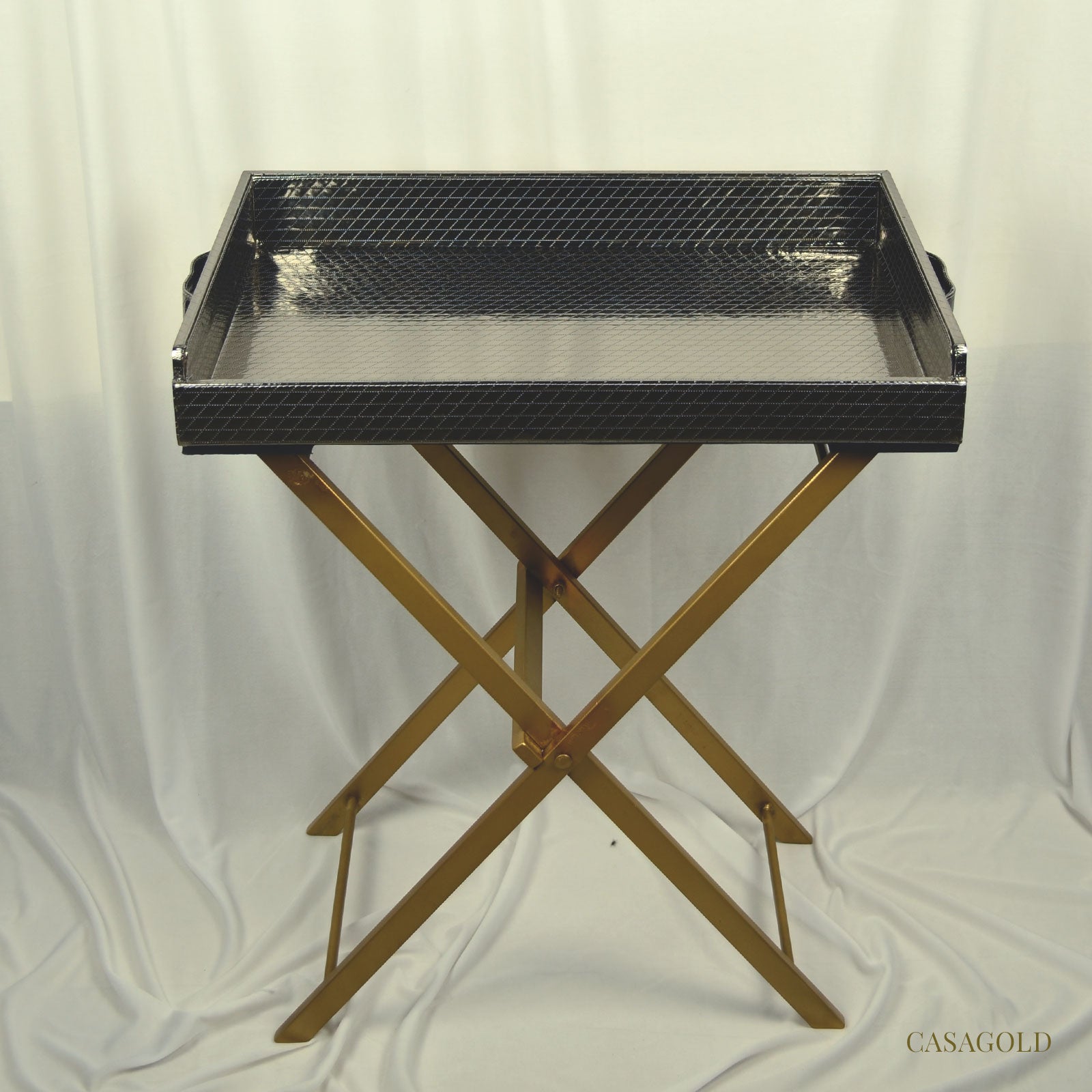 Precioso Butler Tray - Gun Metal