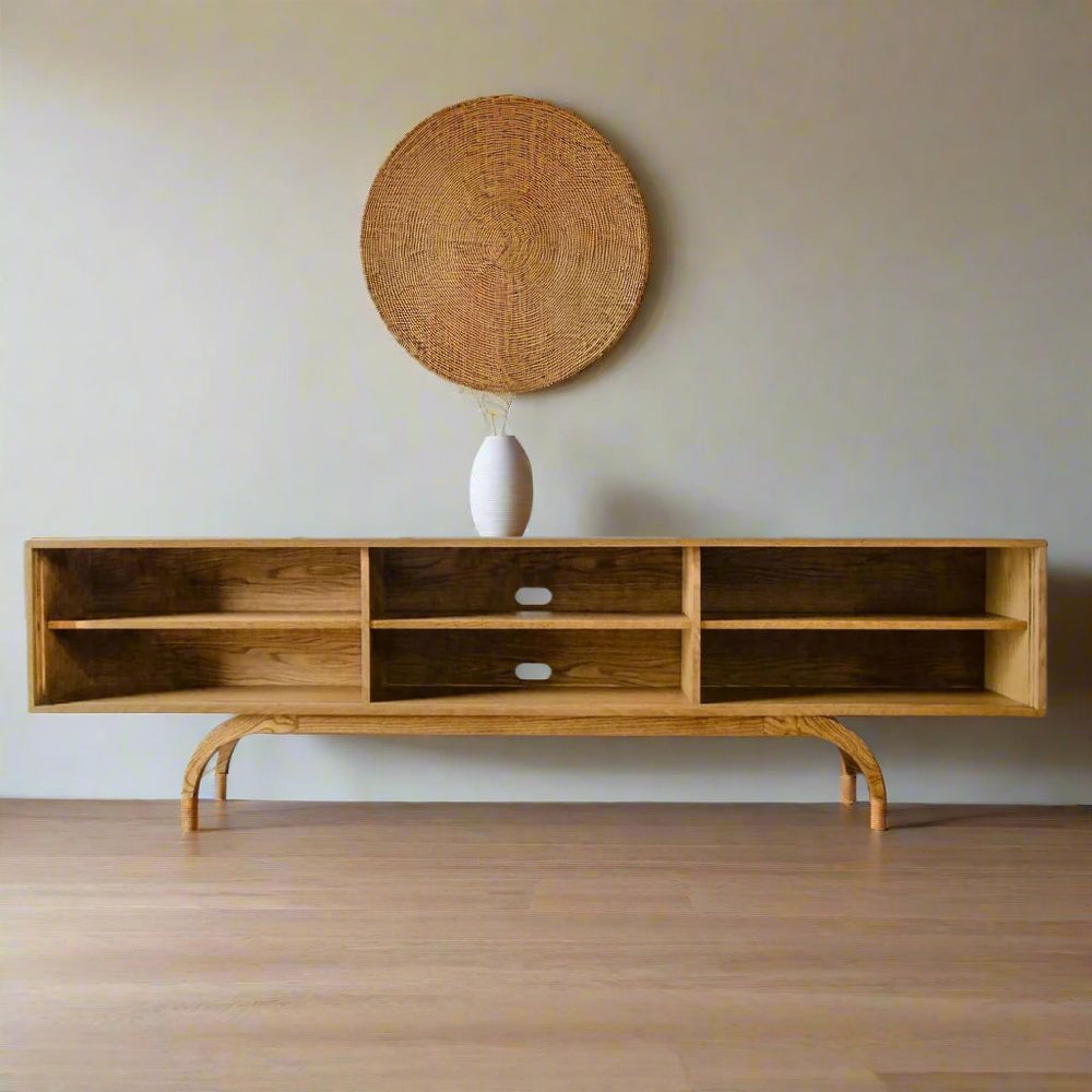 Elegant Mid-Century Modern Media Unit